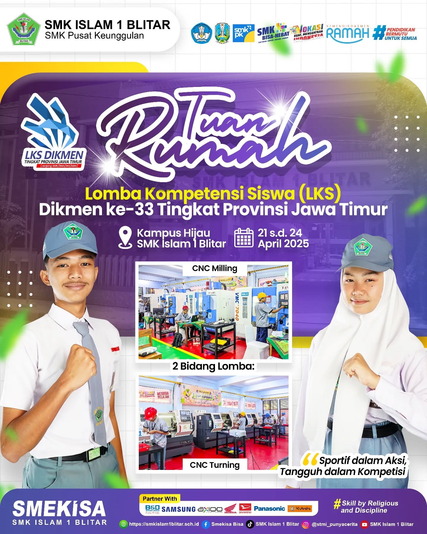 SMK Islam 1 Blitar Jadi Tuan Rumah 2 Bidang Lomba LKS Dikmen ke-33 Tingkat Provinsi Jawa Timur ...