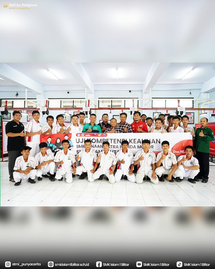 UKK Honda Jurusan TSM SMK Islam 1 Blitar Tahun 2025: Wujudkan Siswa ...